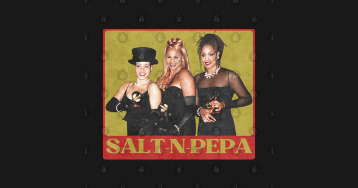 Salt N Pepa / 80s Aesthetic Design - Salt N Pepa - T-Shirt | TeePublic