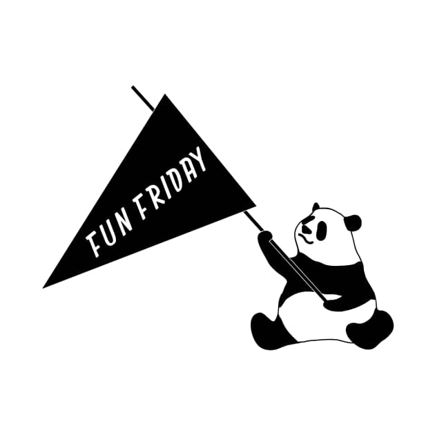 Panda's Fun Friday - Pandas Fun Friday - T-Shirt | TeePublic