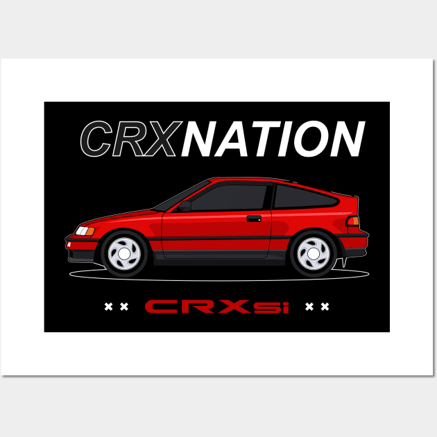 CRX SI JDM Classic - Jdm - Posters and Art Prints | TeePublic