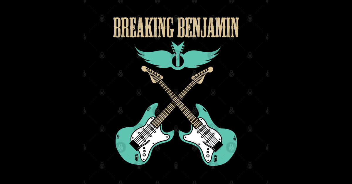 BREAKING BENJAMIN BAND - Breaking Benjamin Band - Sticker | TeePublic