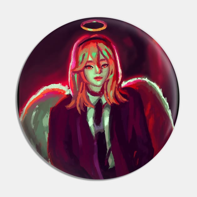 Angel Devil Csm Poster Anime Fan Art Angel Devil Csm Pin Teepublic