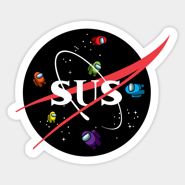 SUS Space Logo - Sus - Sticker | 20% OFF Today Sale | Printblur
