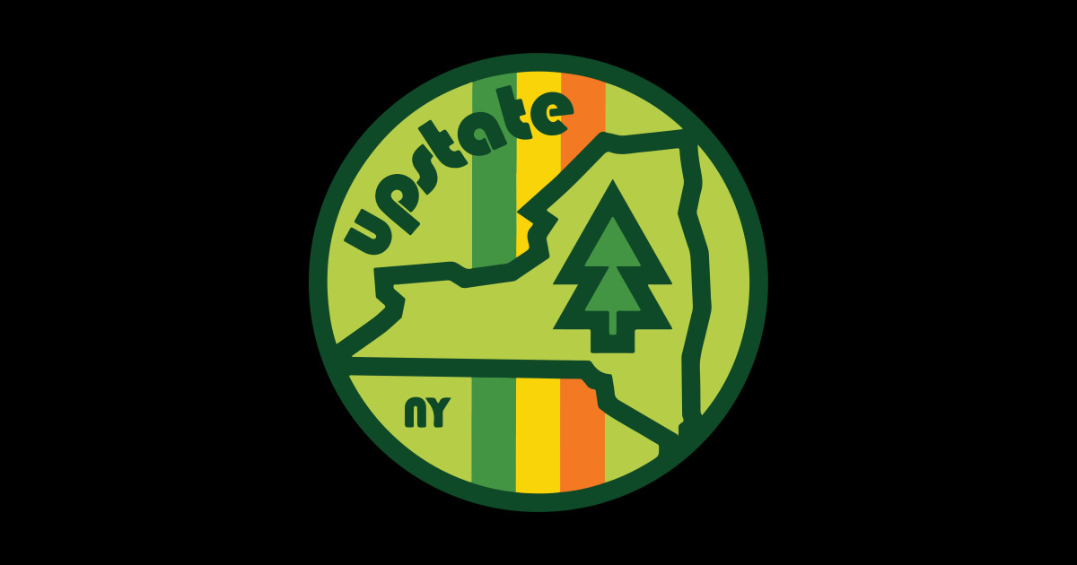 Upstate New York Badge - Upstate New York - Sticker | TeePublic