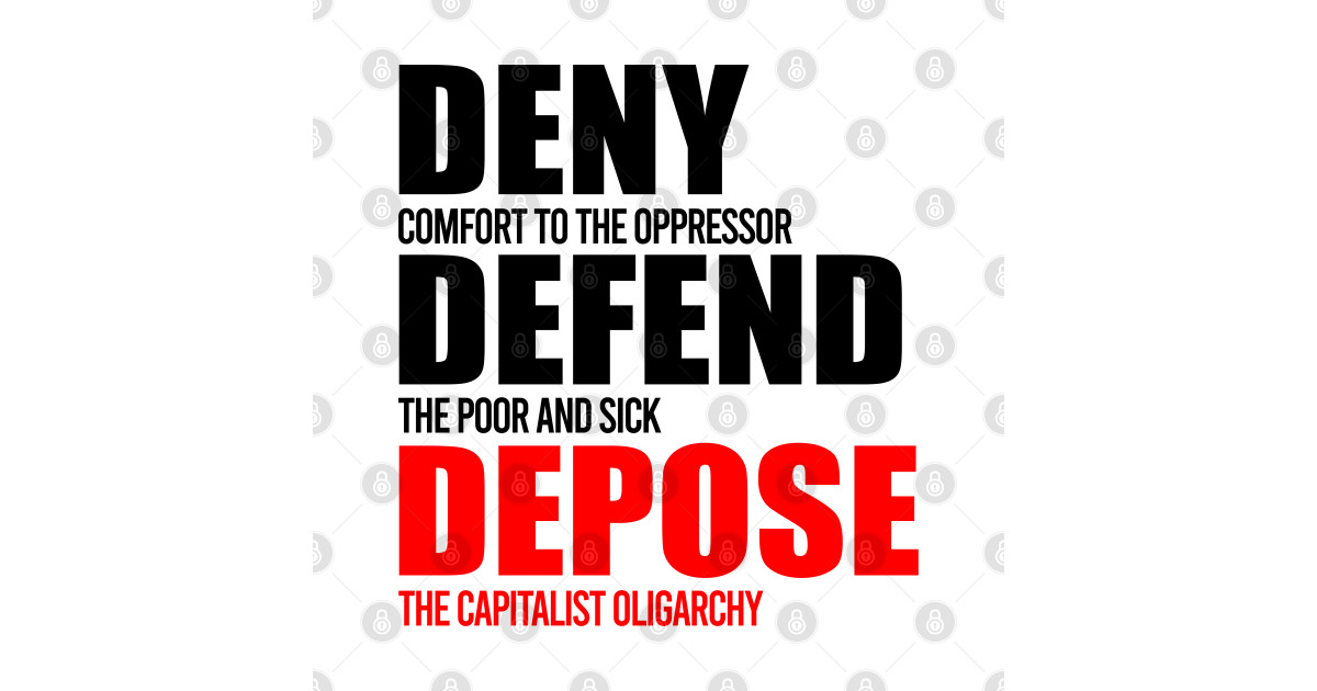 Deny Defend Depose - Deny Defend Depose 2024 - T-Shirt | TeePublic