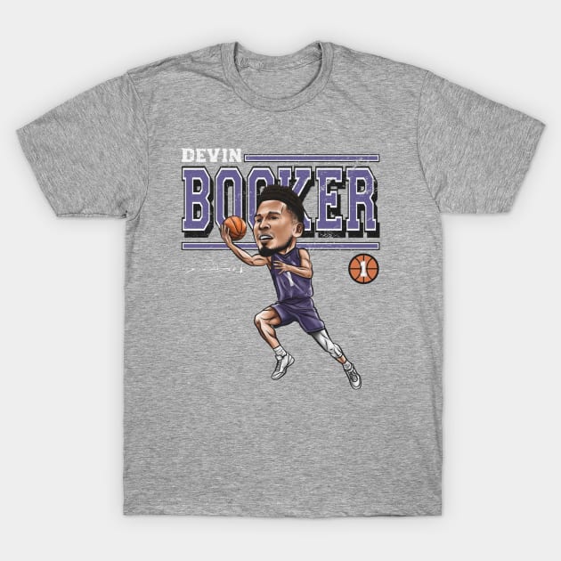 Devin Booker Phoenix Cartoon - Devin Booker - T-Shirt | TeePublic