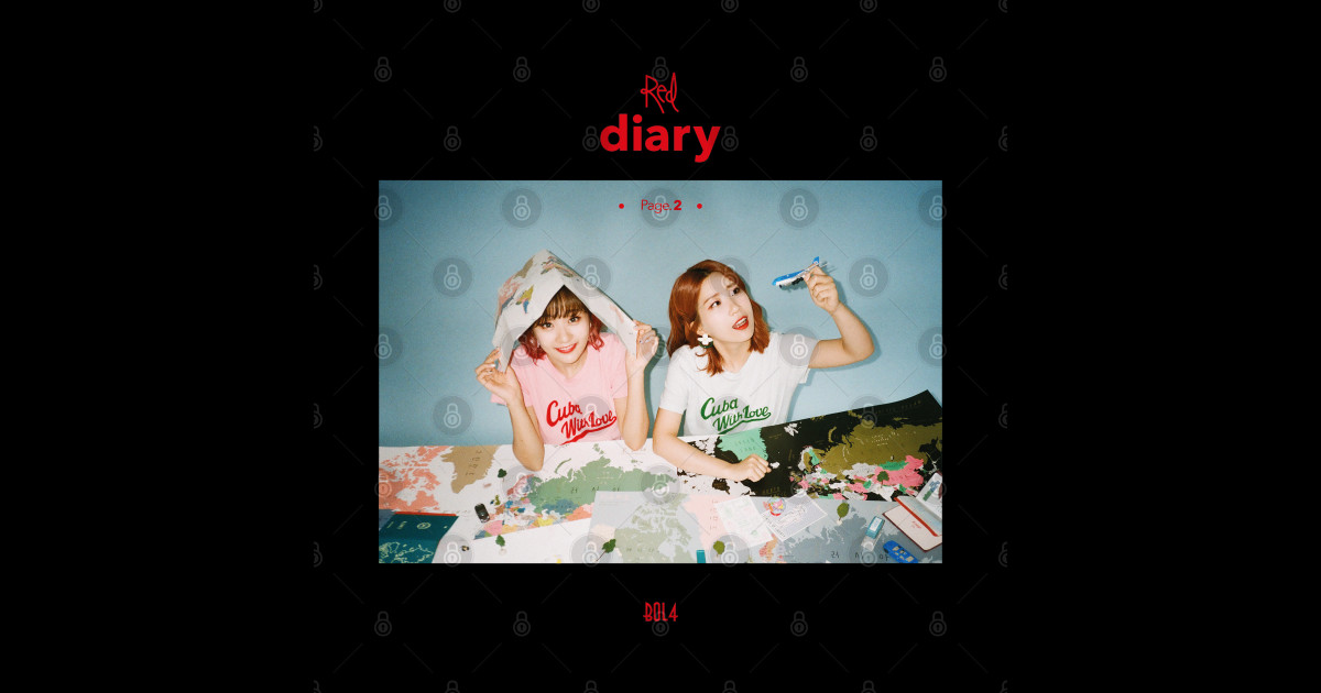 Bolbbalgan4 (BOL4) "Red Diary" Page 2 - Bol4 - Sticker | TeePublic