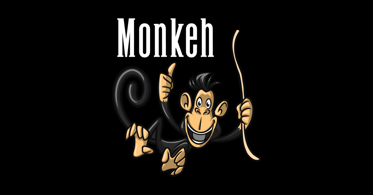 Swinging Monkeh - Time To Monkey Arround - Monkeh - Sticker | TeePublic