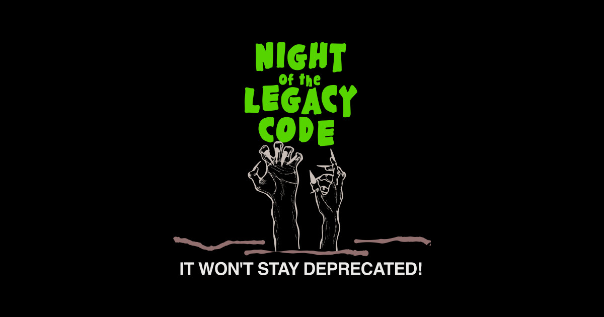 Night of the Legacy Code Nerdy Halloween Horror - 70s Horror - Sticker | TeePublic