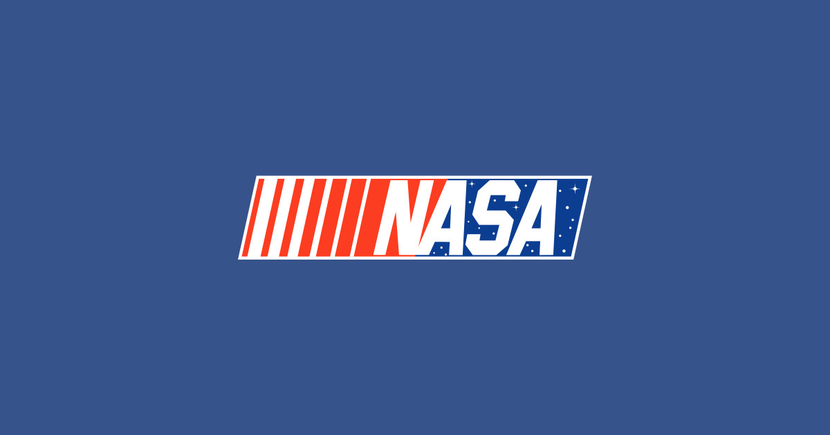 NASA NASCAR Logo Space Astronaut - Nasa - T-Shirt | TeePublic
