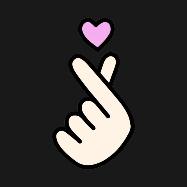 K Pop Finger Heart Design K Pop T Shirt Sold By Aravinkumar Sku 2252310 65 Off Printerval