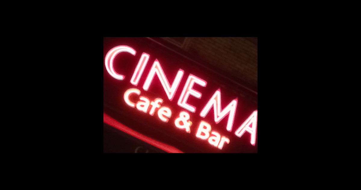 Cinema Cafe & Bar NYC - Cinema - Sticker | TeePublic