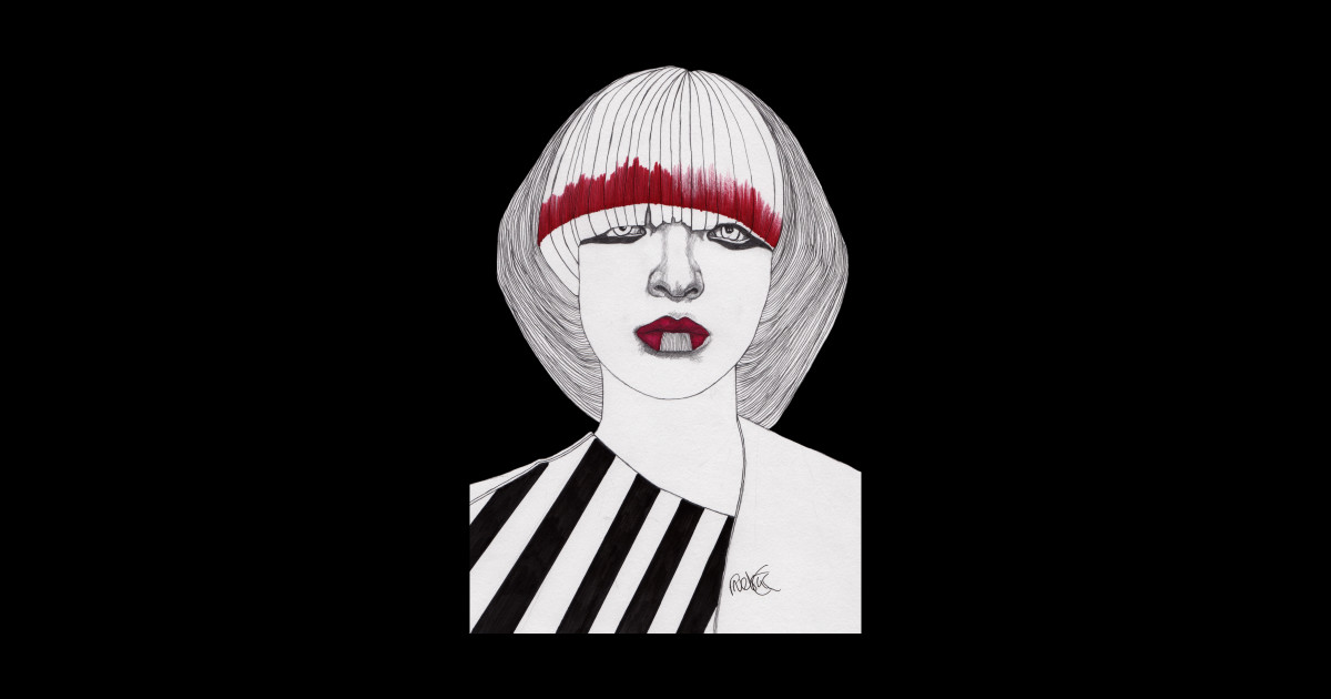 Chevron girl - Fashion - Sticker | TeePublic