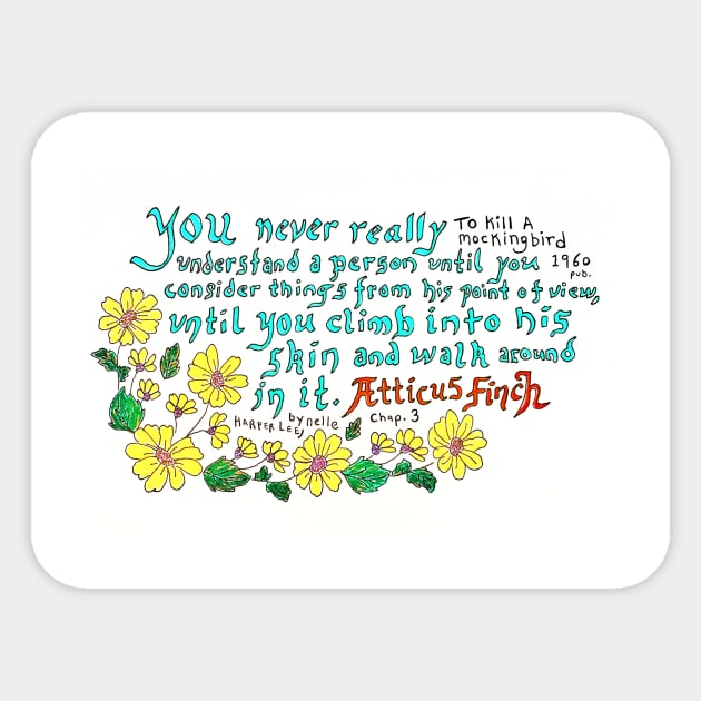 Atticus Finch Quote - Atticus - Sticker | TeePublic