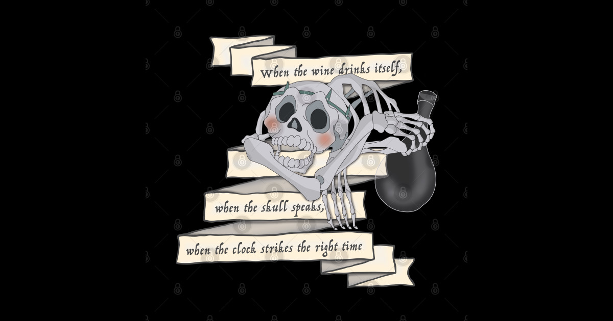 The Last Unicorn Skull Riddle - The Last Unicorn - Sticker | TeePublic