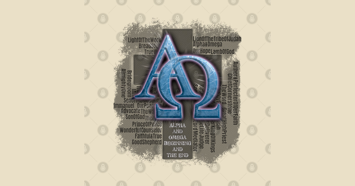 Jesus - Alpha and Omega - Jesus - T-Shirt | TeePublic