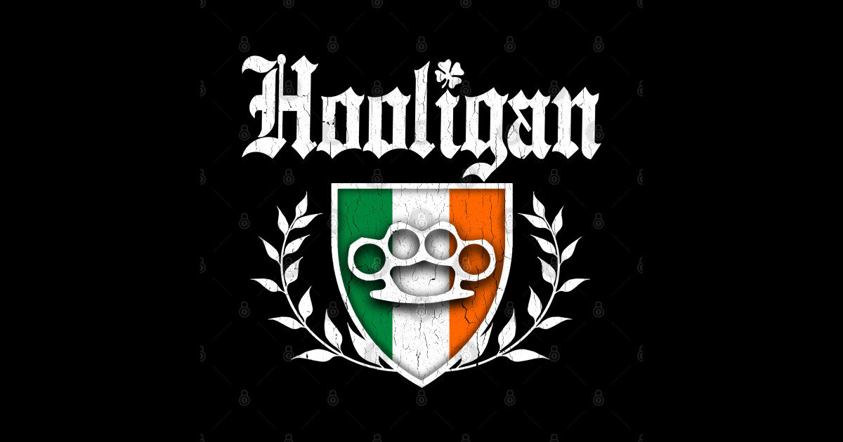 Irish Hooligan (vintage distressed look) - Irish Hooligan - Sticker ...