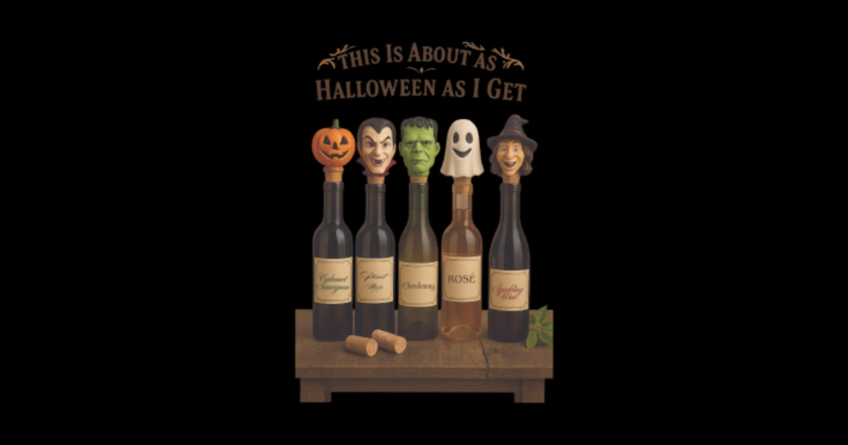 This is About As Halloween As I Get Funny Halloween Wine , Spooky Wine ...