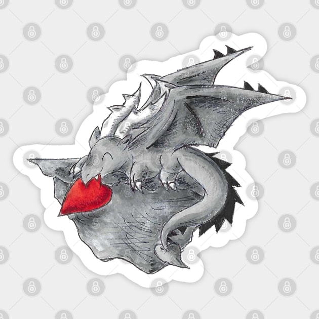 Heart from Above - Valentines Day - Sticker | TeePublic