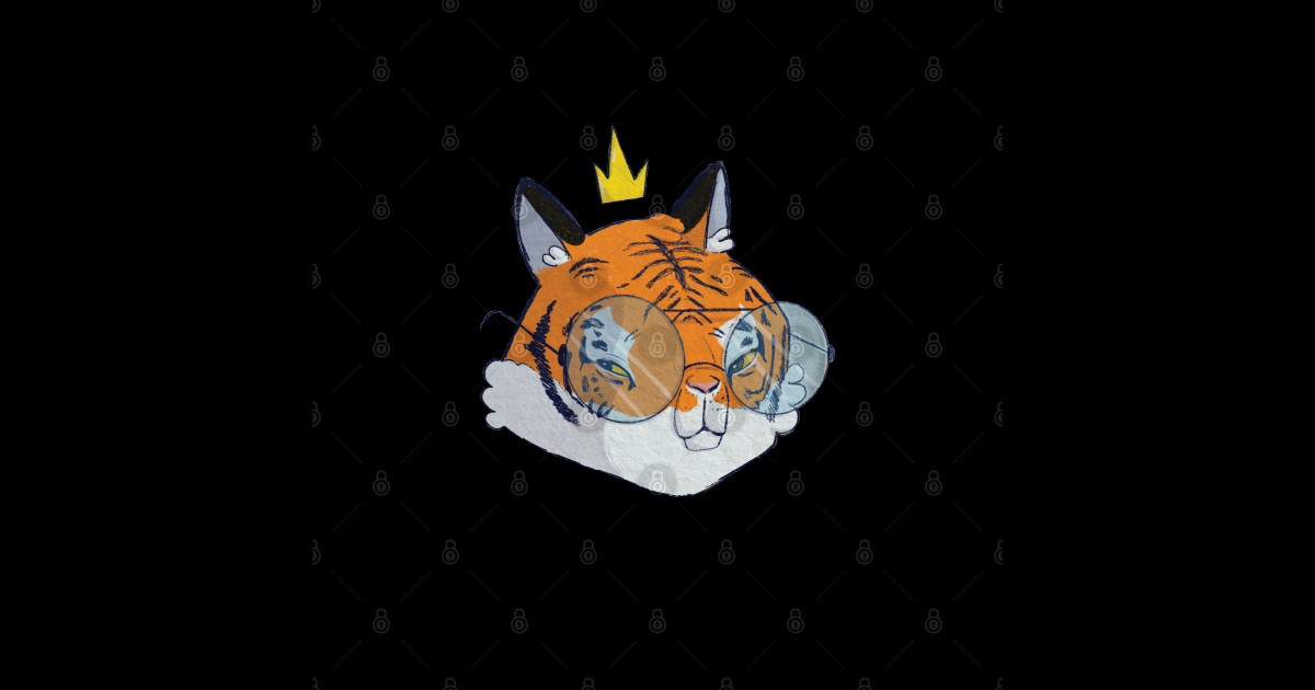 Chill Tiger - Tiger - Sticker | TeePublic