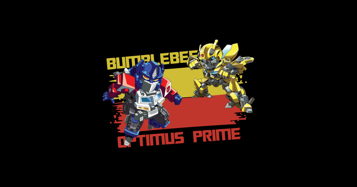 Bumblebee and Optimus Prime Transformers Autobots - Bumblebee - Sticker ...