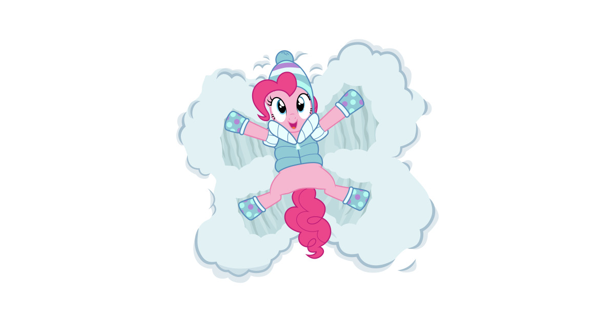 Snow Angel Pinkie Pie - My Little Pony - T-Shirt | TeePublic