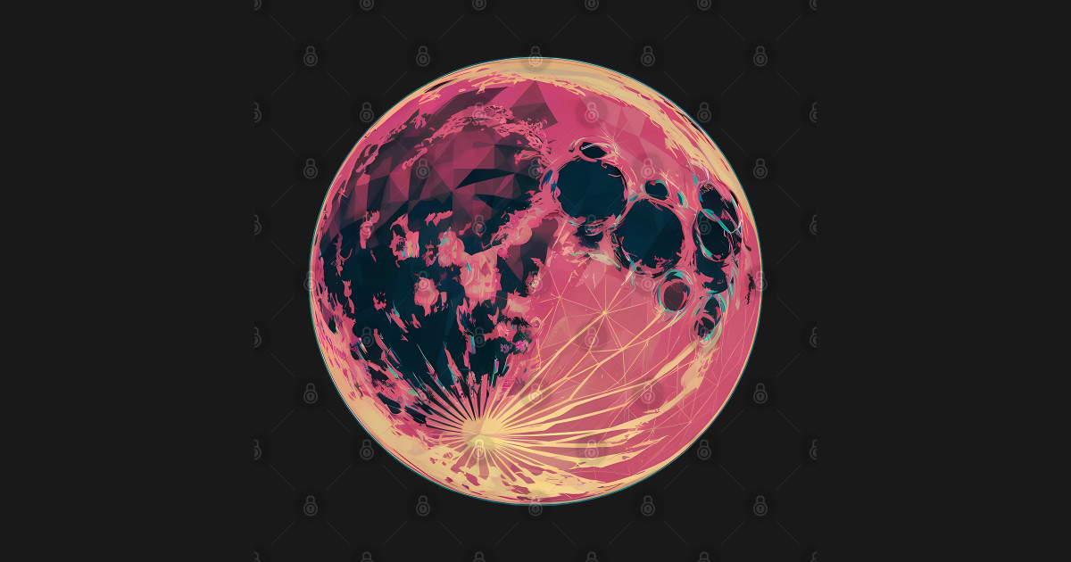Vintage retro Synthwave moon - Synthwave Moon - T-Shirt | TeePublic