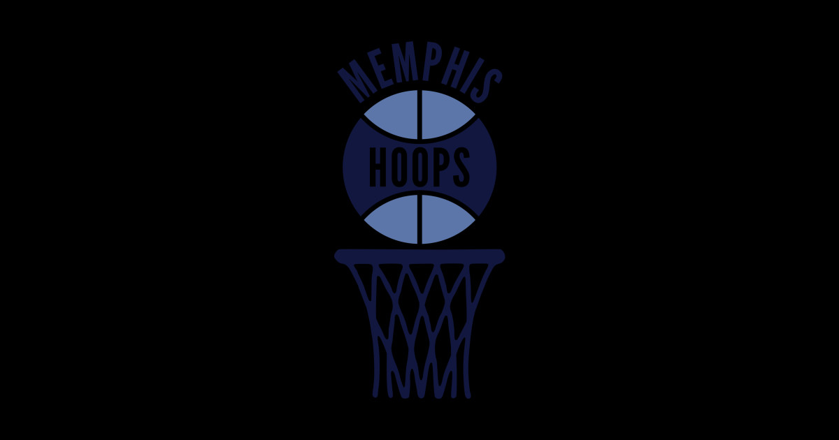 Retro Memphis Hoops Logo - Memphis Basketball - Sticker | TeePublic
