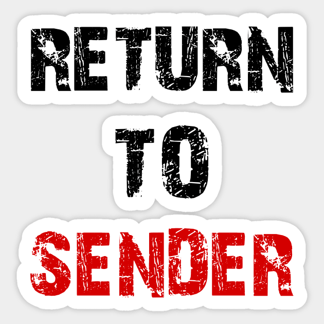 return to sender template