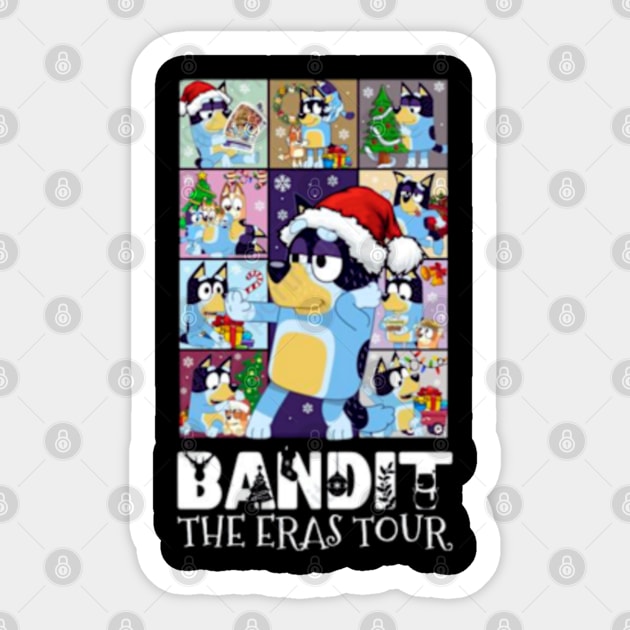 bluey bandit - Bluey - Sticker | TeePublic