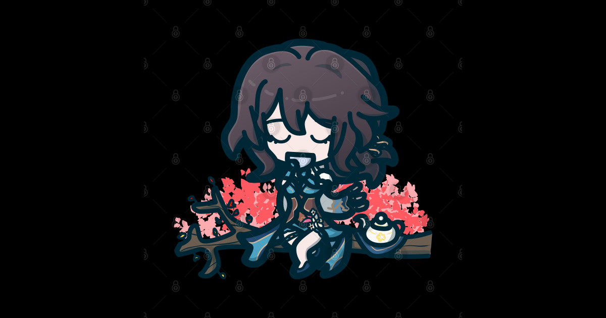 ruan mei | (fan-art by smoomaru) - Honkai Star Rail - Sticker | TeePublic