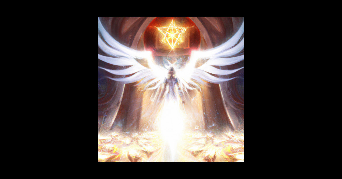 Guardian Watcher Angel of Enoch - Guardian Angel - Sticker | TeePublic