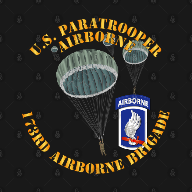 US Paratrooper - 173rd Airborne Bde - Us Paratrooper 173rd Airborne Bde - T-Shirt | TeePublic