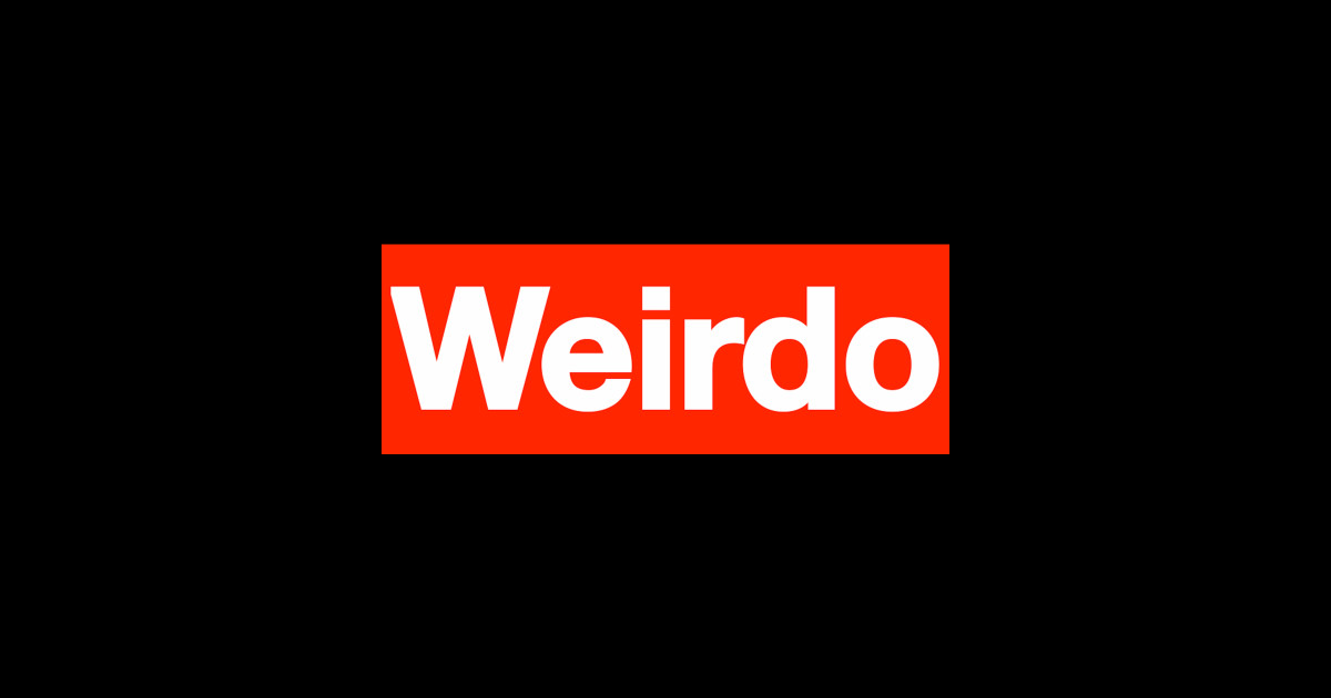 Weirdo - Masks For Sale - Sticker | TeePublic