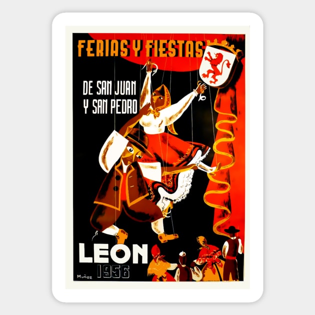 Ferias y Fiestas de San Juan y San Pedro - Spanish - Sticker | TeePublic