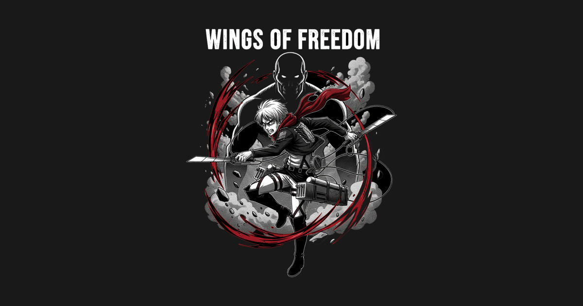 Armin Arlert Wings of Freedom Attack - Attack On Titan - T-Shirt ...