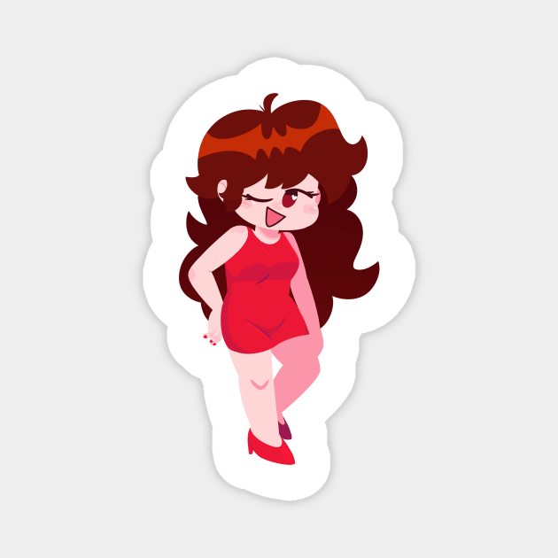 Fnf Girlfriend Fnf Magnet Teepublic