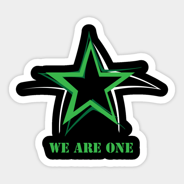 We Are One - United - Sticker | TeePublic