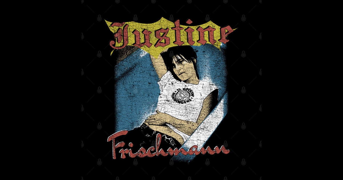Justine Frischmann 1990 Vintage - Justine Frischmann - Sticker | TeePublic