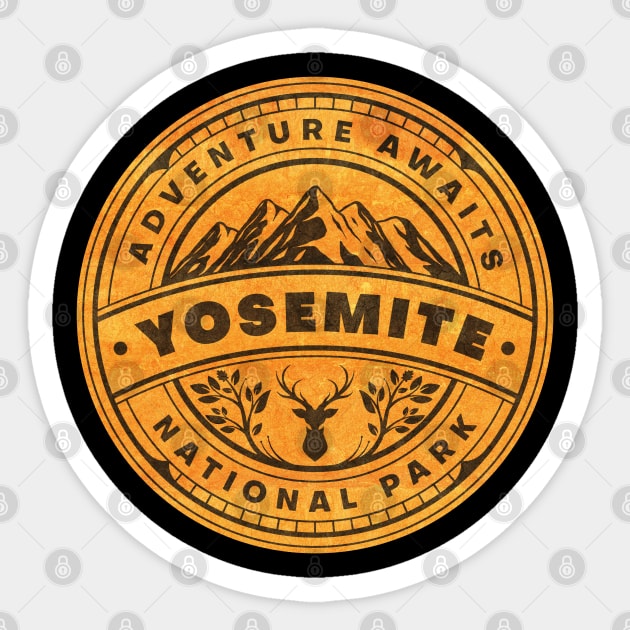 Yosemite National Park - Yosemite National Park - Sticker | TeePublic