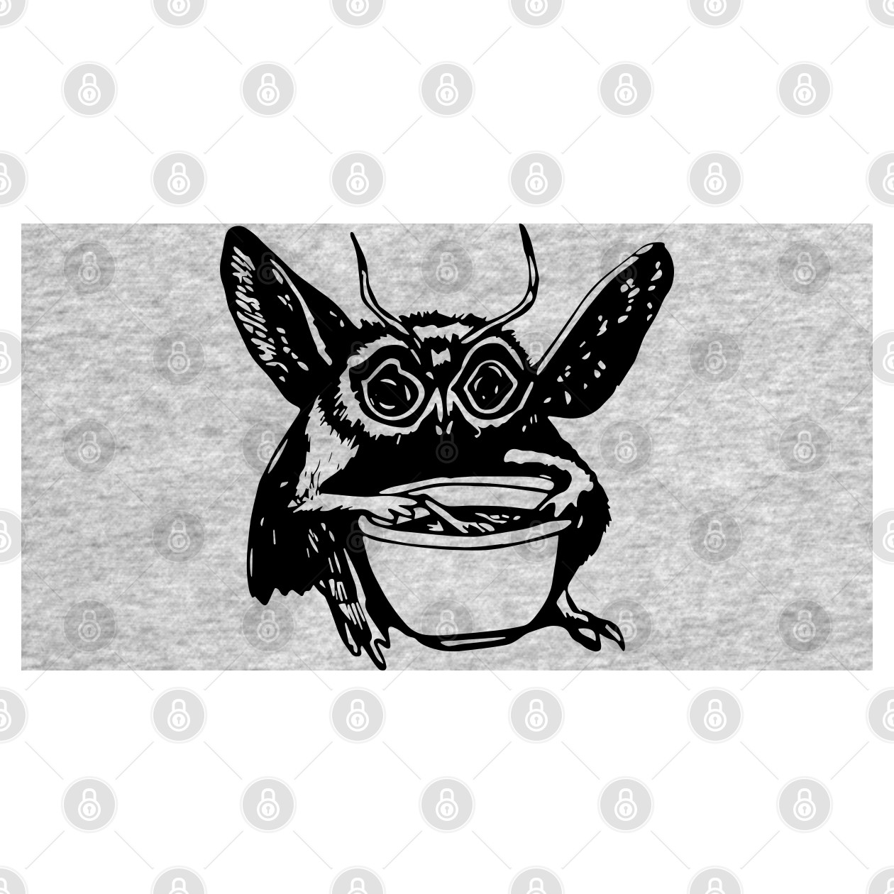 Funny Cryptid Foodie Eating Soup Introverted Personality Introvert ...