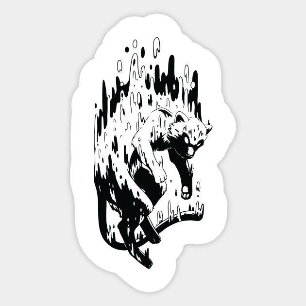 Melting Creature pastel goth creepy creature - Animal - Sticker | TeePublic
