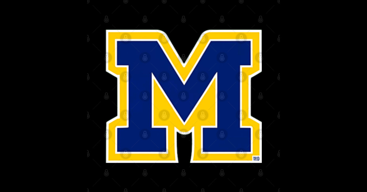 Michigan 2024 Champions The Letter M - Michigan Wolverines - Sticker ...