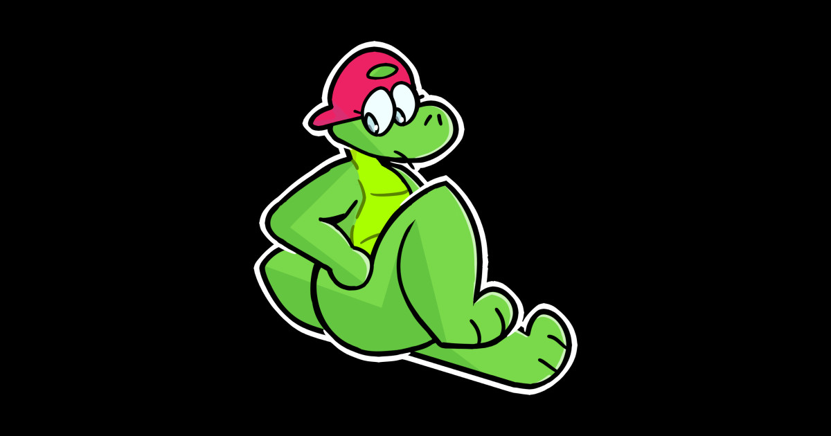 Alli the Alligator looking cute. - Alligator Cartoon - Sticker | TeePublic