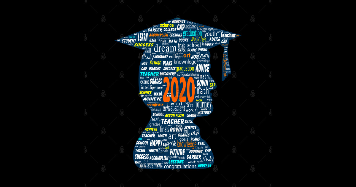 2020 Graduate - 2020 Graduate - Sticker | TeePublic