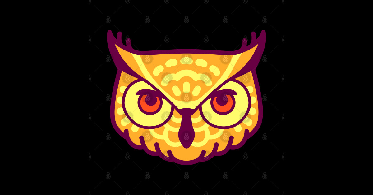 Forest Friends - Owl - Owl - Sticker | TeePublic