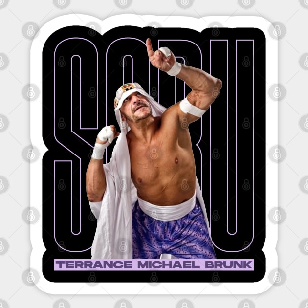 SABU - TERRANCE MICHAEL BRUNK - Sabu - Sticker | TeePublic