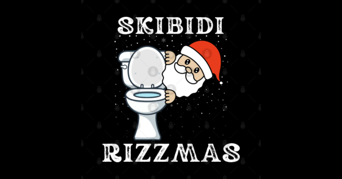 Skibidi Rizzmas - Skibidi Rizzmas - Posters and Art Prints | TeePublic