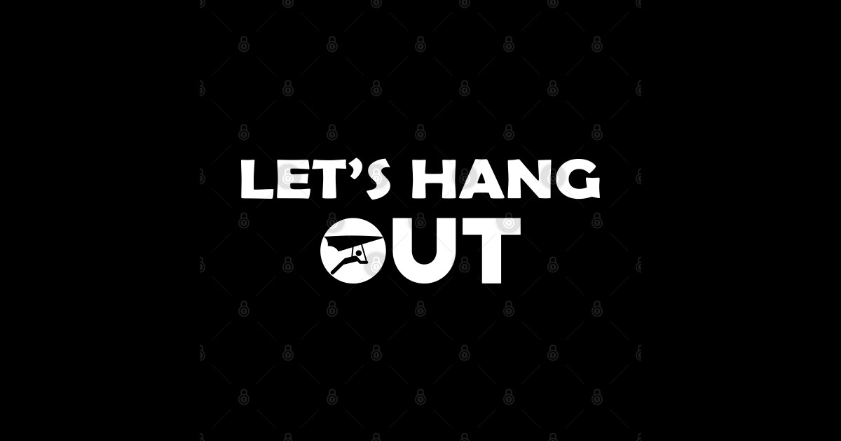 Hang Glider - Let's hang out - Hang Gliding Lover - Sticker | TeePublic