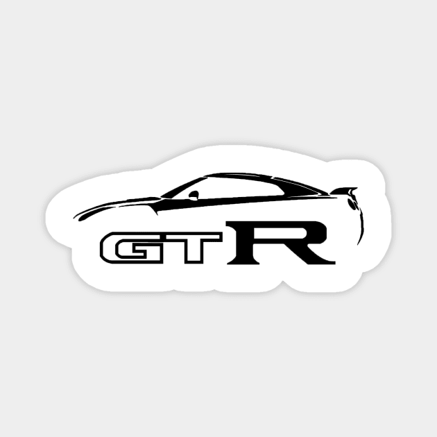 Nissan GTR Logo Transparent - Nissan Gtr - Magnet | TeePublic