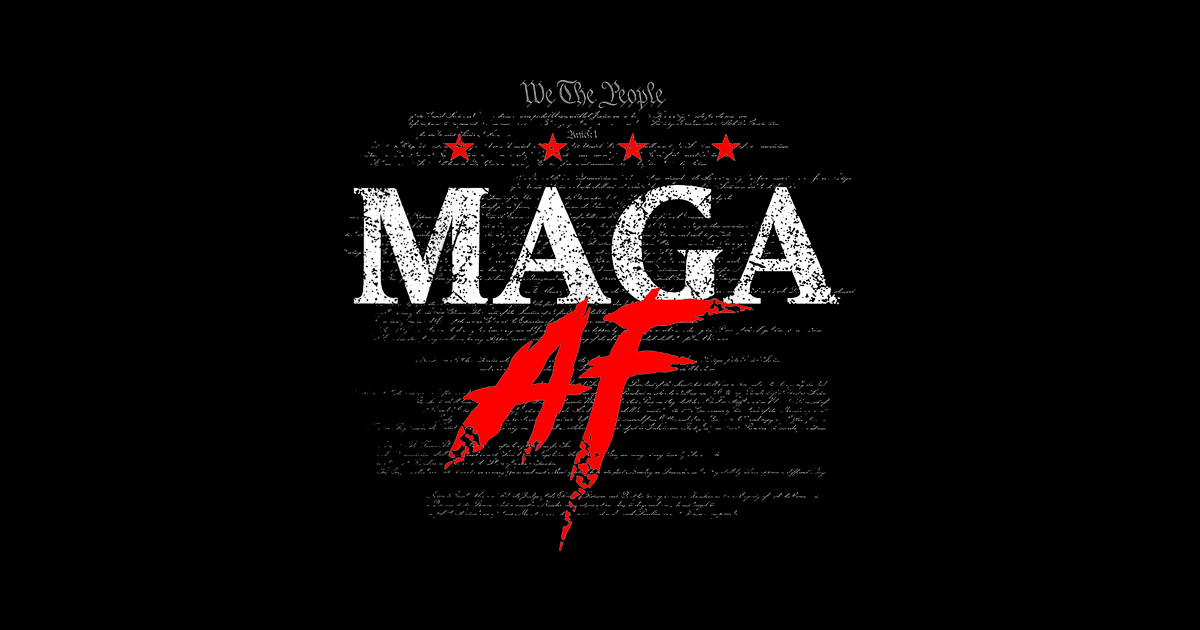 We The People Maga AF - Maga - Sticker | TeePublic